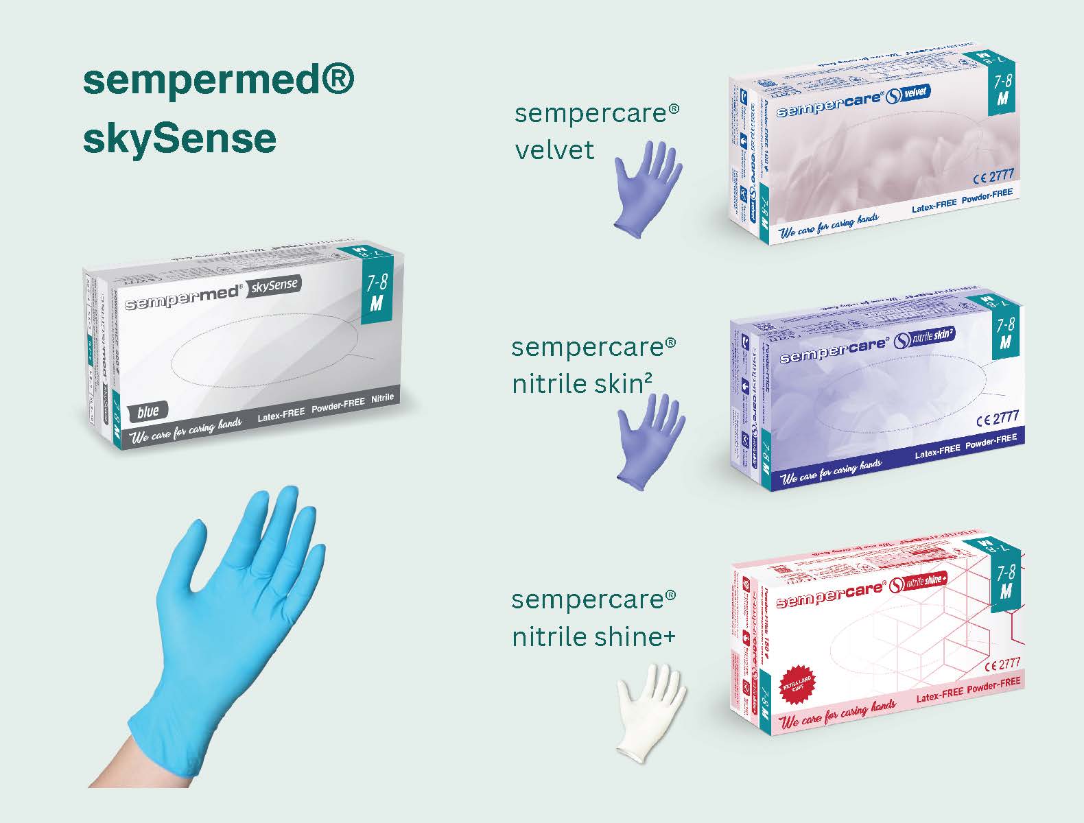 Introducing the new skySense glove | Sempermed Gloves