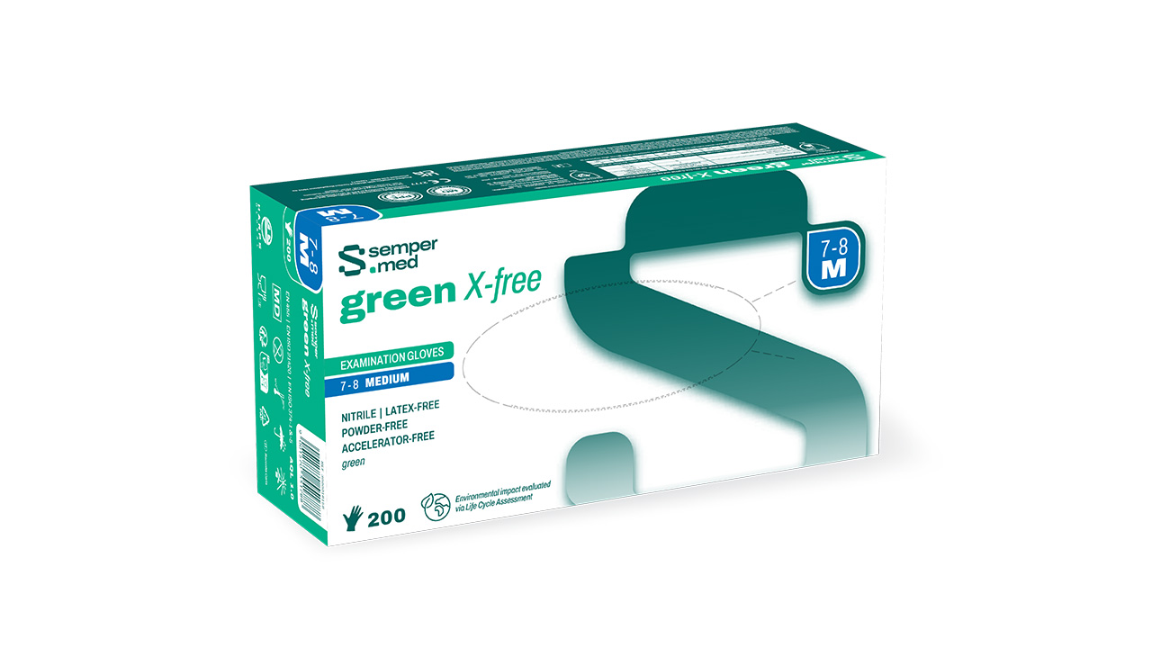 sempermed® green X-free | Sempermed Gloves